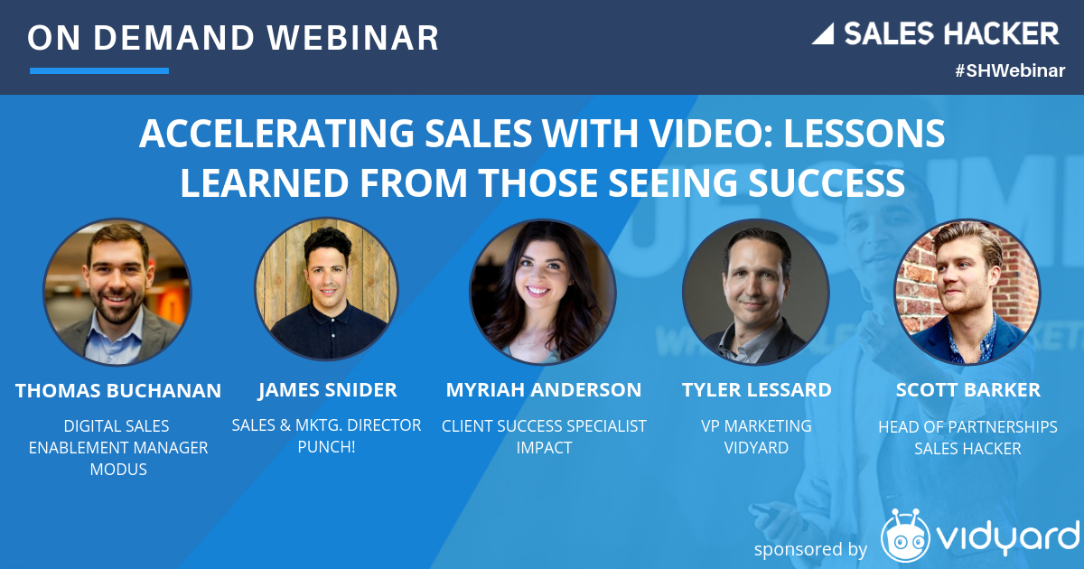 Accelerating Sales with Video: Lessons Learned from Those Seeing ...