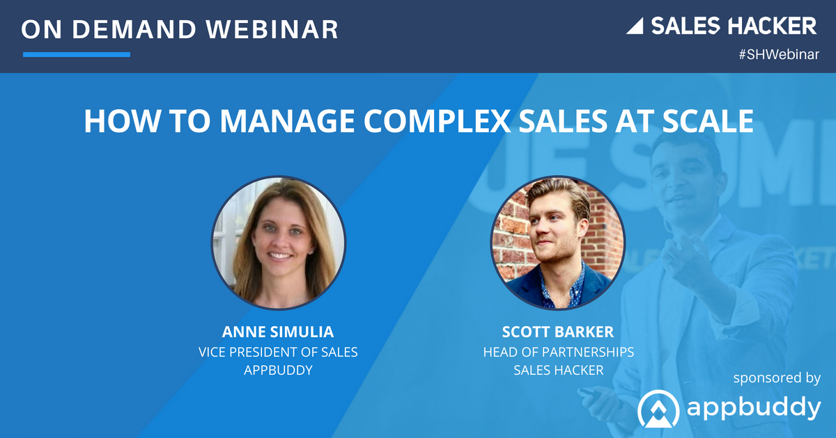 How to Manage Complex Sales at Scale - GTMnow