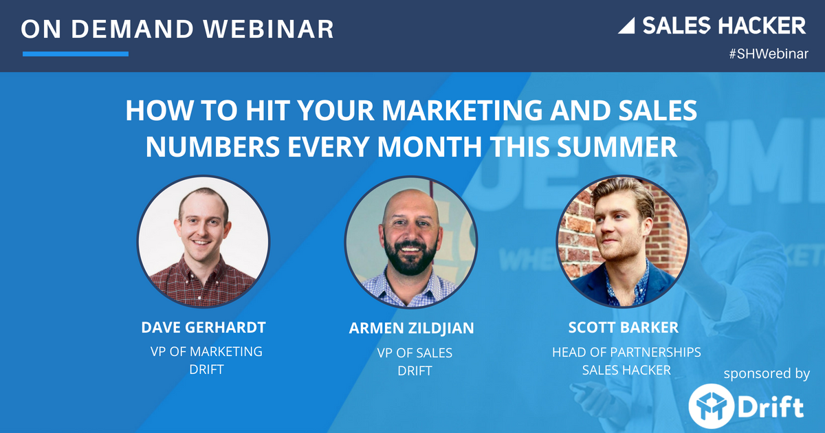 How to Hit Your Marketing and Sales Numbers Every Month This Summer ...