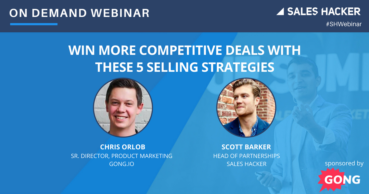 Win More Competitive Deals with These 5 Selling Strategies - GTMnow