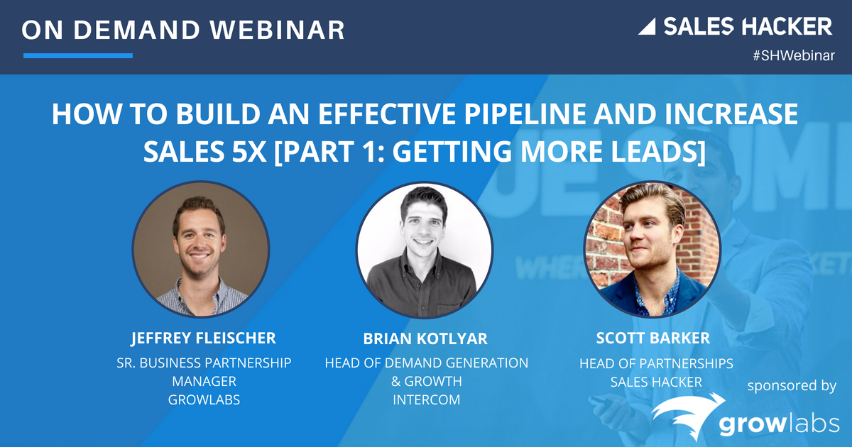 How to Build an Effective Pipeline and Increase Sales 5x [PART 1 ...
