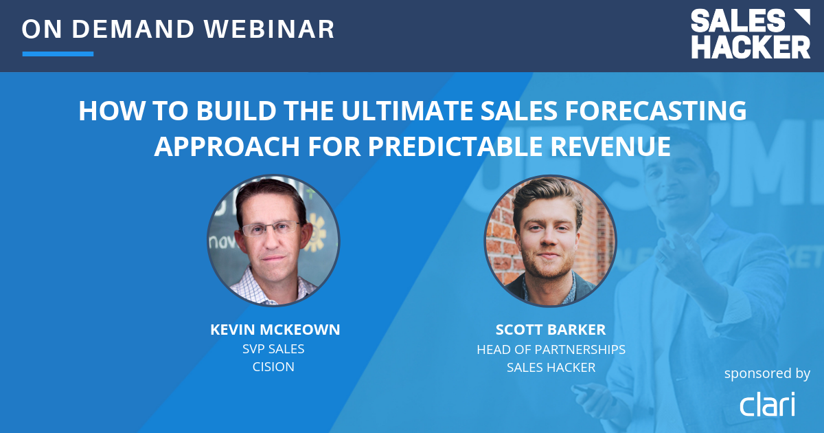 How to Build the Ultimate Sales Forecasting Approach for Predictable ...
