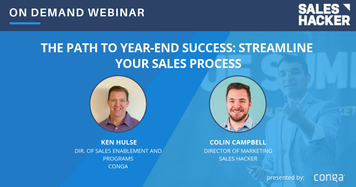 The Path to Year-End Success: Streamline Your Sales Process - GTMnow