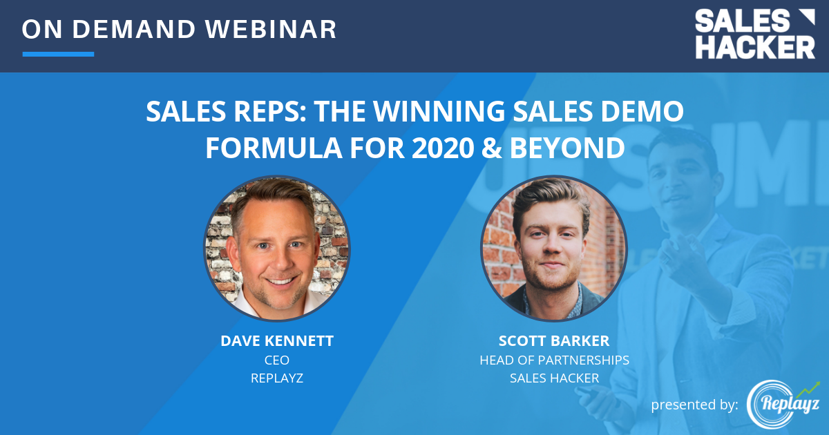 Sales Reps: The Winning Sales Demo Formula for 2020 & Beyond - GTMnow