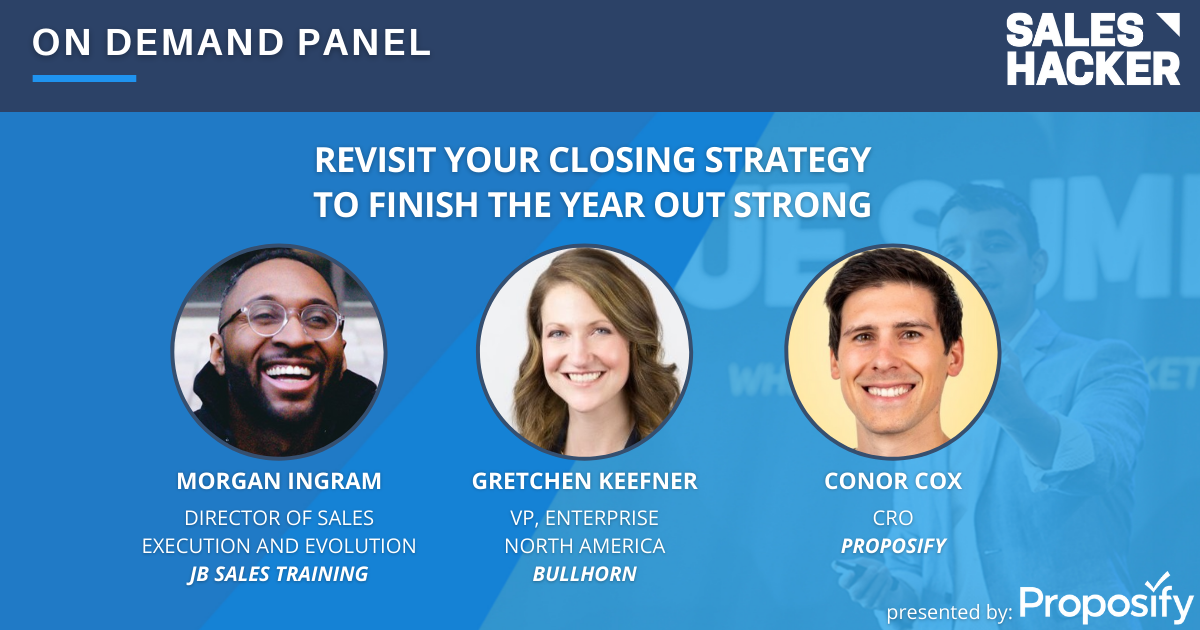 Revisit Your Closing Strategy to Finish the Year Out Strong - GTMnow