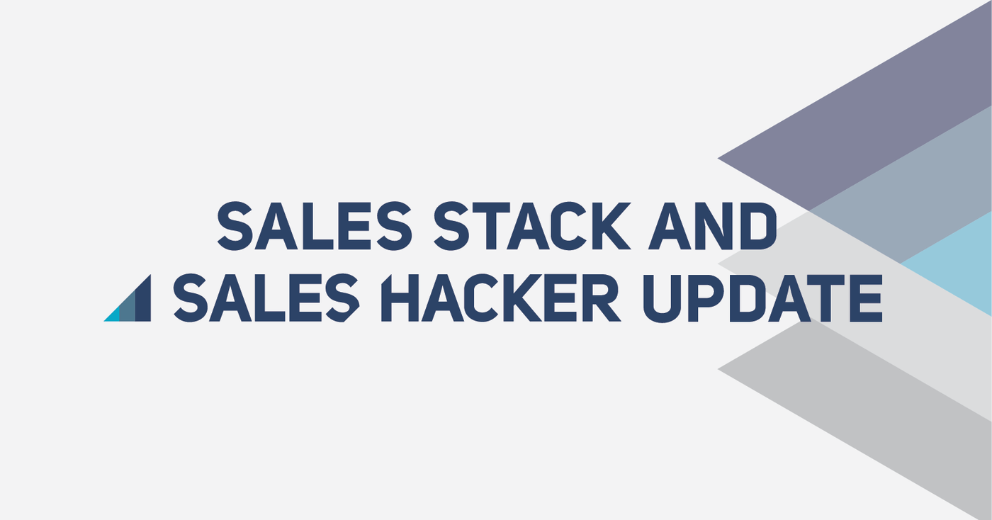 Sales Stack and Sales Hacker Update - GTMnow