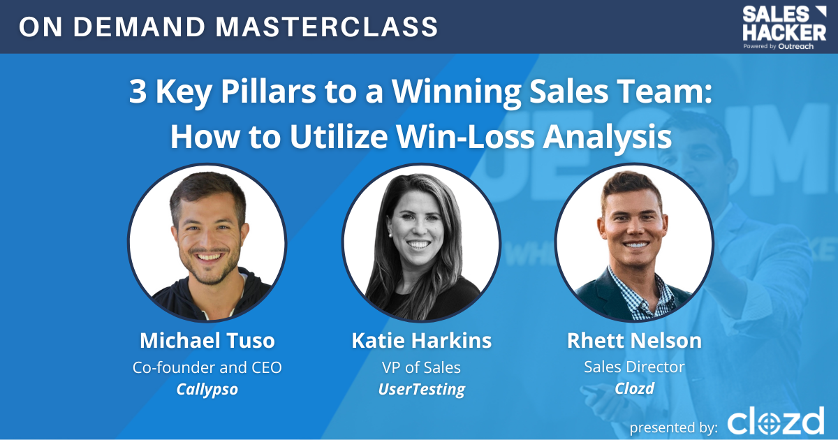 3 Key Pillars to a Winning Sales Team: How to Utilize Win-Loss Analysis ...