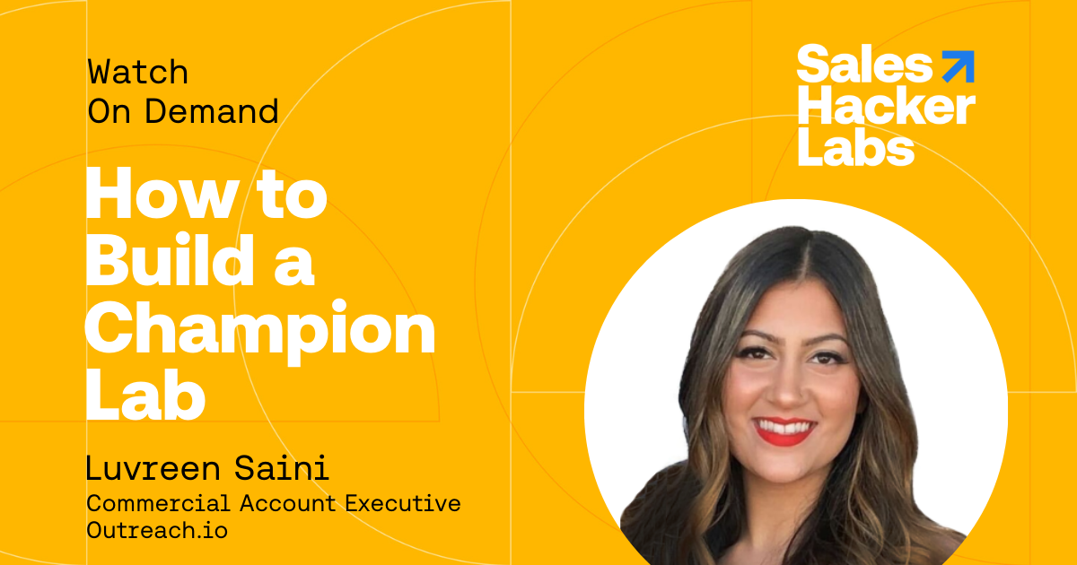 How to Build a Champion Lab - GTMnow