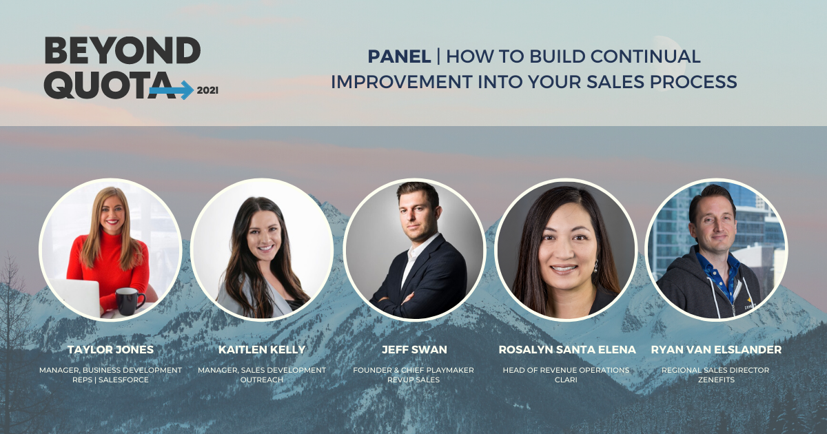 How to Build Continual Improvement Into Your Sales Process - GTMnow