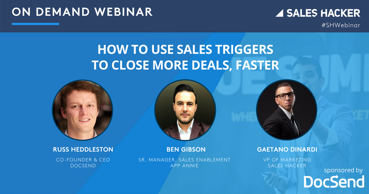 How to Use Sales Triggers to Close More Deals, Faster - GTMnow