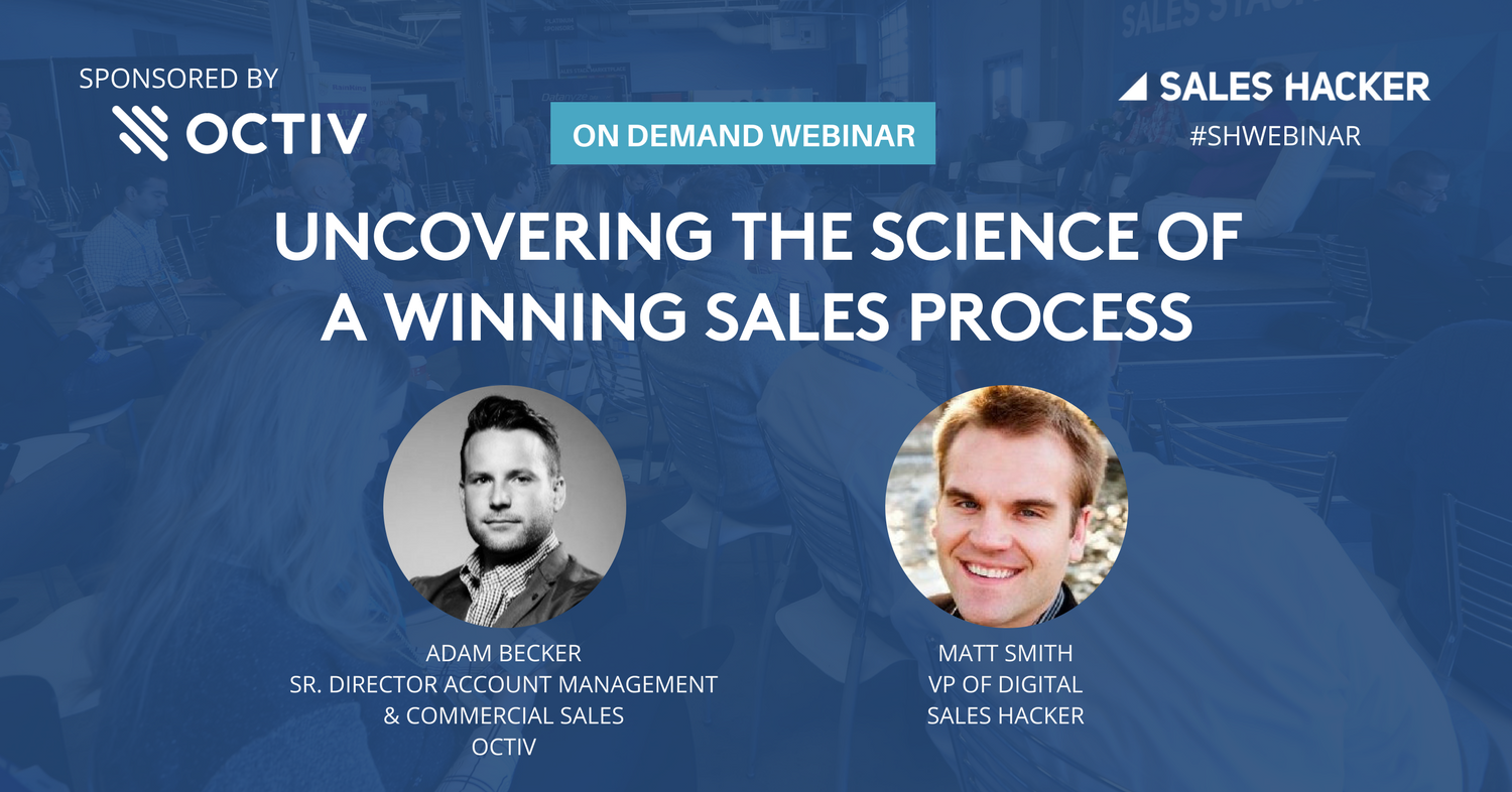 Uncovering the Science of a Winning Sales Process - GTMnow