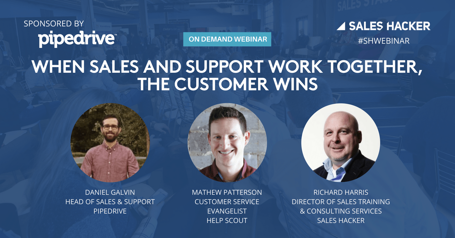 When Sales and Support Work Together, the Customer Wins - GTMnow