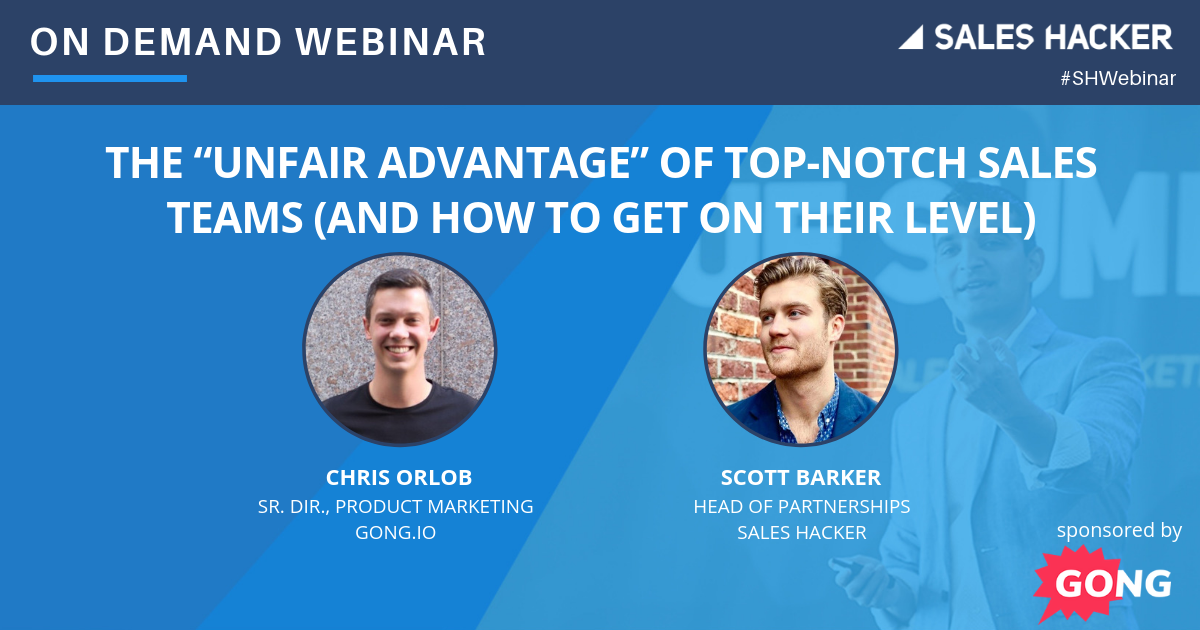 The “Unfair Advantage” of Top-Notch Sales Teams (And How to Get on ...